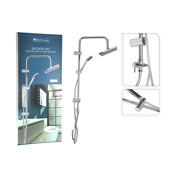 BATHROOM SOLUTIONS CF6000010 SHOWER COLUMN SET (CHROME) - Home-Fix Cambodia