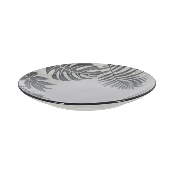 SIAKI DN1801310 PLATE PORCELAIN DIA 19CM (GREY) - Home-Fix Cambodia