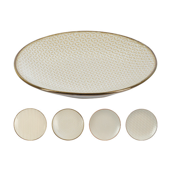 SIAKI Q80000490 PLATE STONEWARE 20CM 4ASS - Home-Fix Cambodia